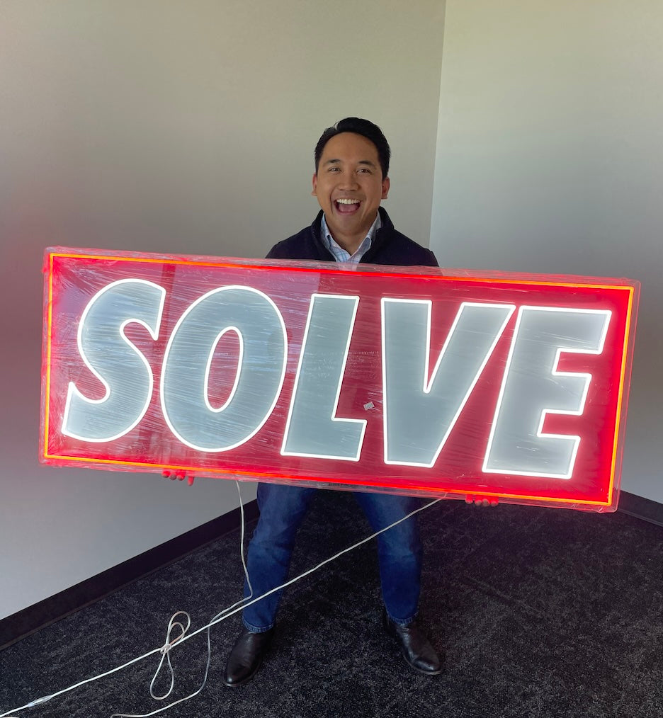 Limited Edition "SOLVE" LED Neon Sign – Othram